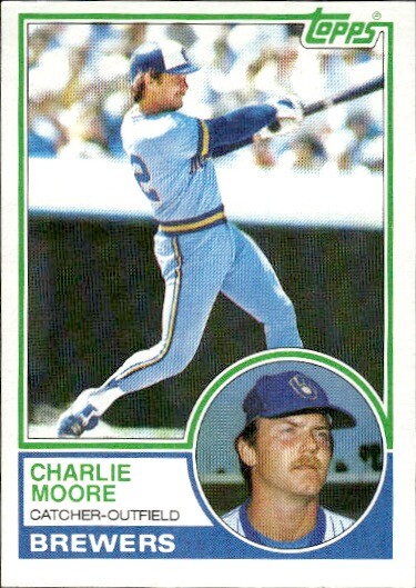 1983 Topps #659 Charlie Moore Milwaukee Brewers Baseball | eBay