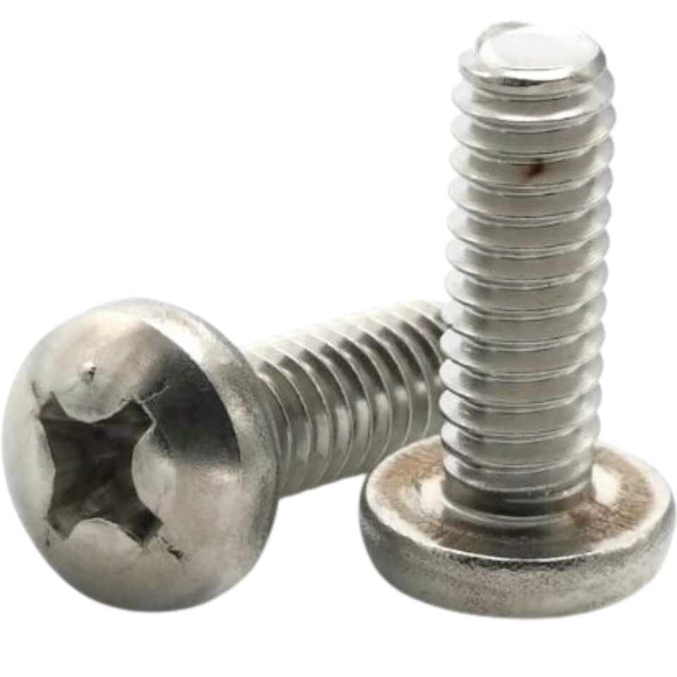 M3 M4 PHILLIPS PAN HEAD MACHINE SCREWS BOLTS 3MM 4MM A2 STAINLESS STEEL ...