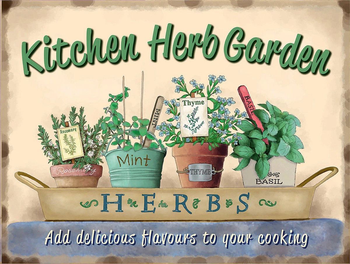 Chalkboard Vintage Herb Signs