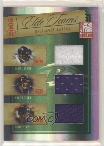 2005 Donruss Elite - Elite Teams Jamal Lewis, Todd Heap, Kyle Boller # ...
