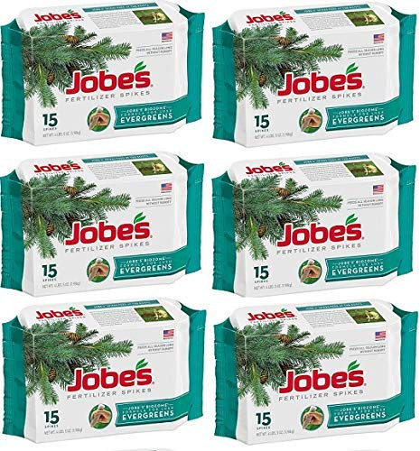 Jobes 01611 15 Pack Evergreen Tree Fertilizer Spikes - Quantity 6 ...