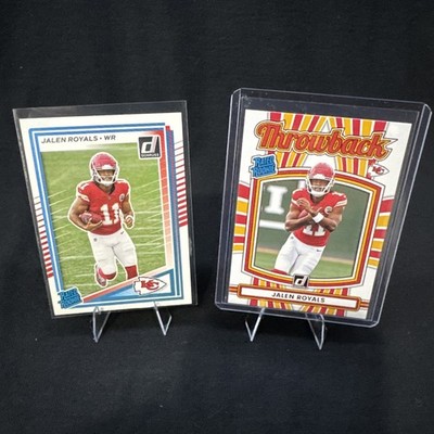 2025 Panini Donruss Jalen Royals Throwback #50 Rated Rookie Kansas City ...