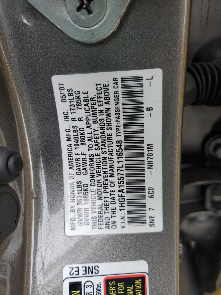 Used A/C Selector Switch fits: 2007 Honda Civic Sdn DX w/AC Grade A | eBay