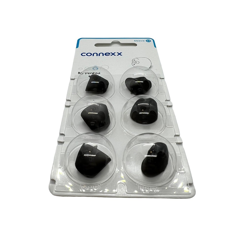 Connexx 3.0 Hearing Aid Ric / BTE Sleeves Medium Vented 6 Pack 10992865 ...