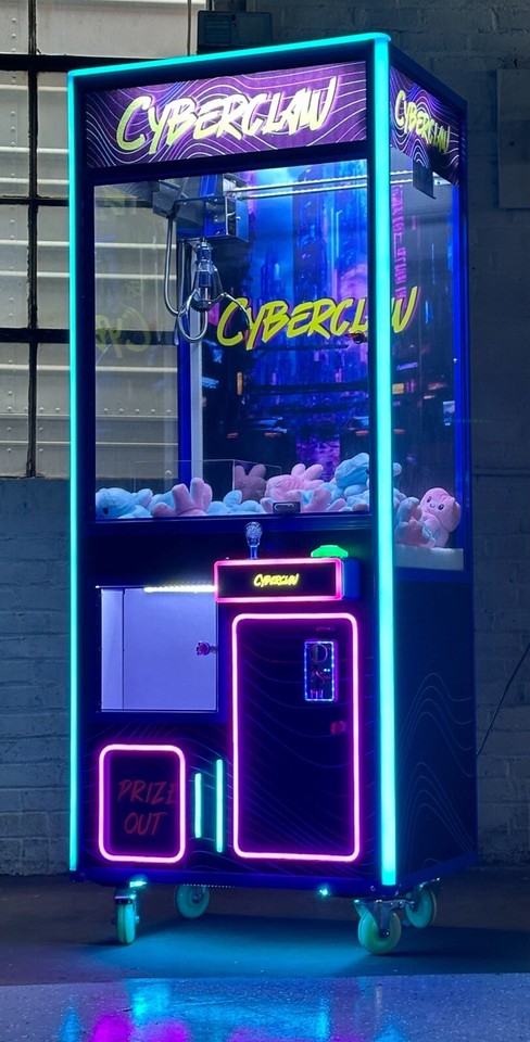 NEW Cyberclaw Skill Crane Machine Arcade Claw Game Toy Plush Vending ...