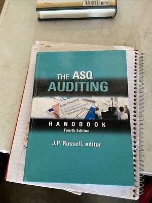 New: The ASQ Auditing Handbook J.P. Russell 4th INTL ED 9780873898478| eBay