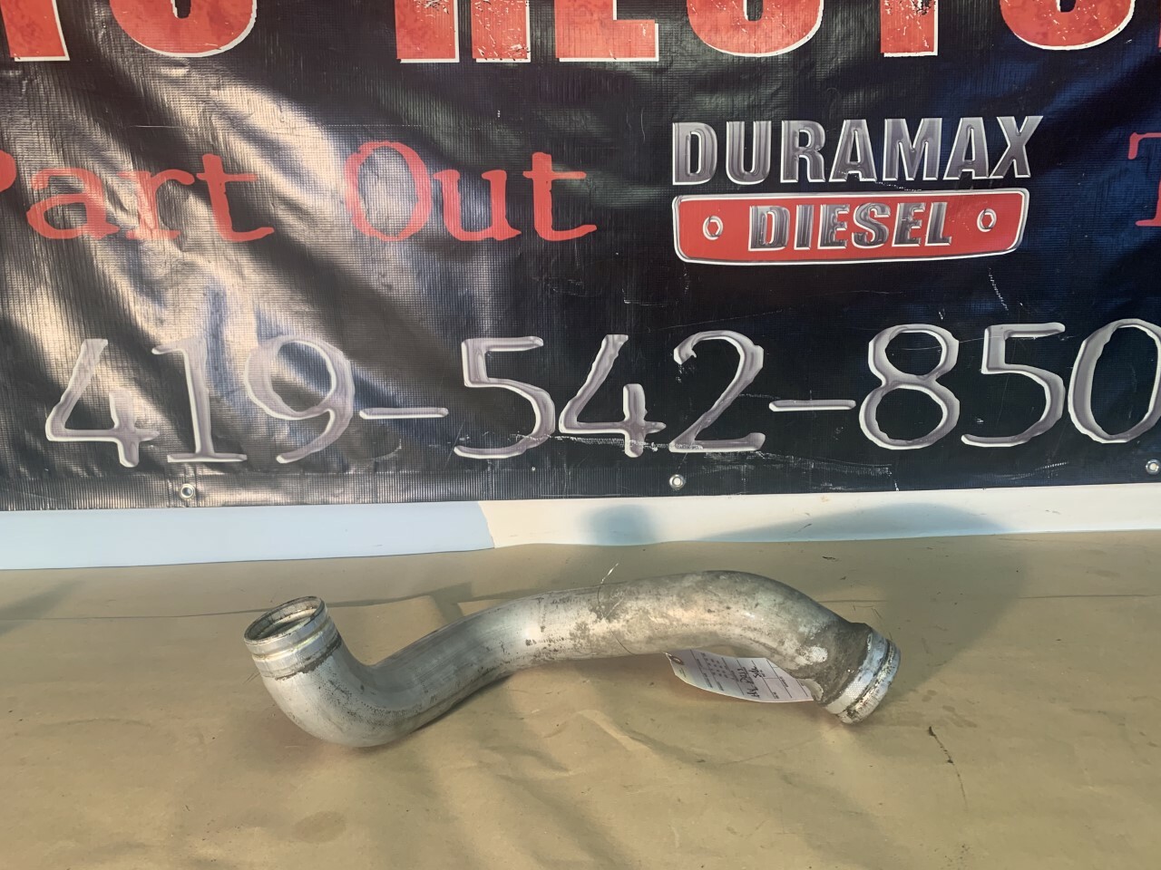 LLY PASS SIDE INTERCOOLER PIPE COLD SIDE OUTLET DURAMAX DIESEL OEM 6.6 ...