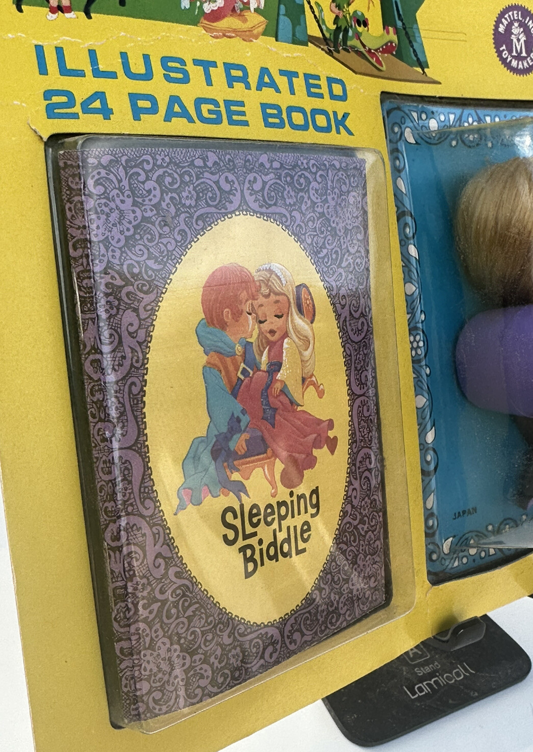 Liddle Kiddles STORYBOOK SLEEPING BIDDLE PARTIALLY OPEN PACKAGE-Vintage ...