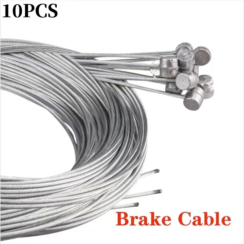 5/10Pcs Bicycle Bike Brake Shift Cables Stainless Steel Front Rear ...