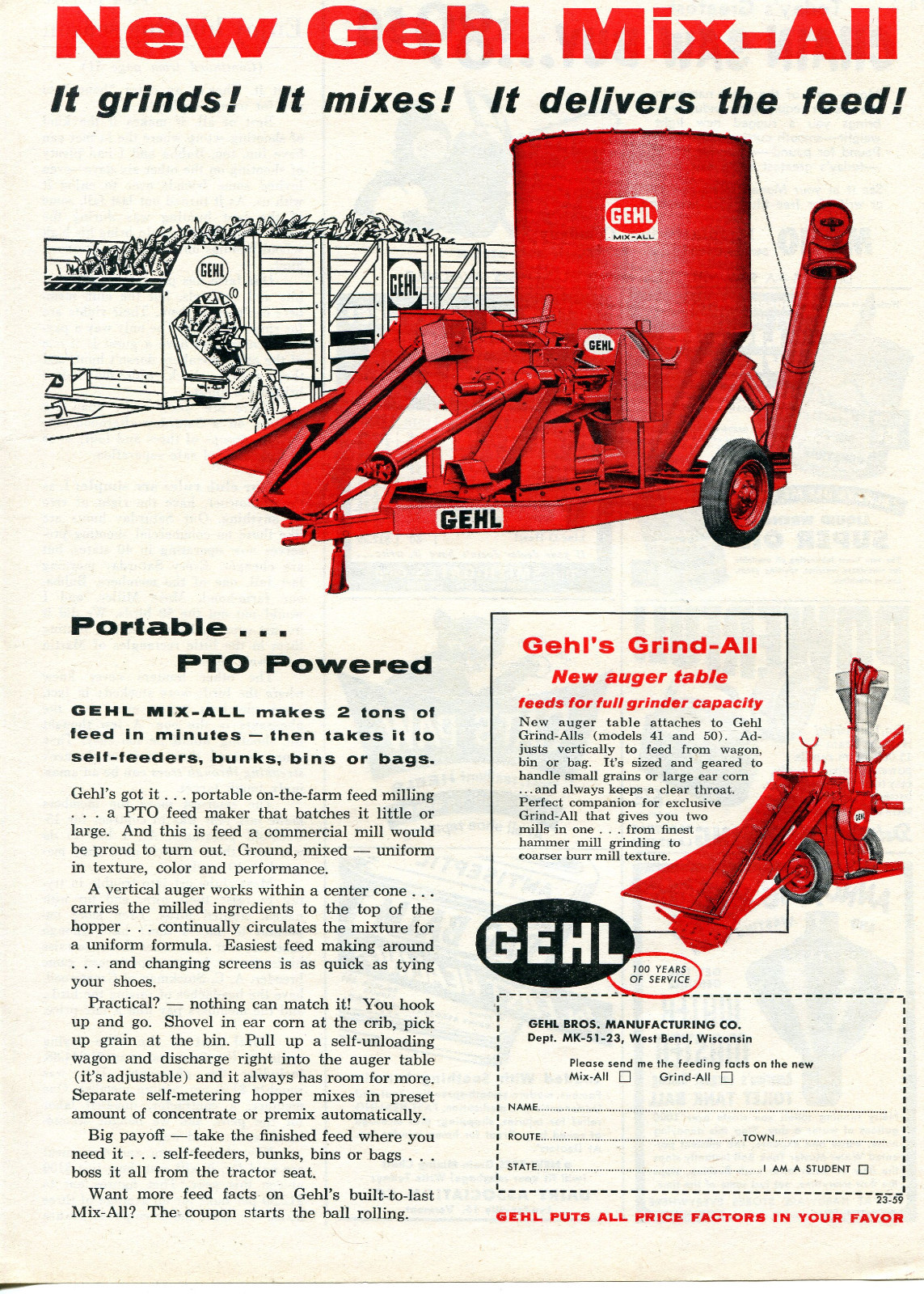 Gehl Feed Wagon