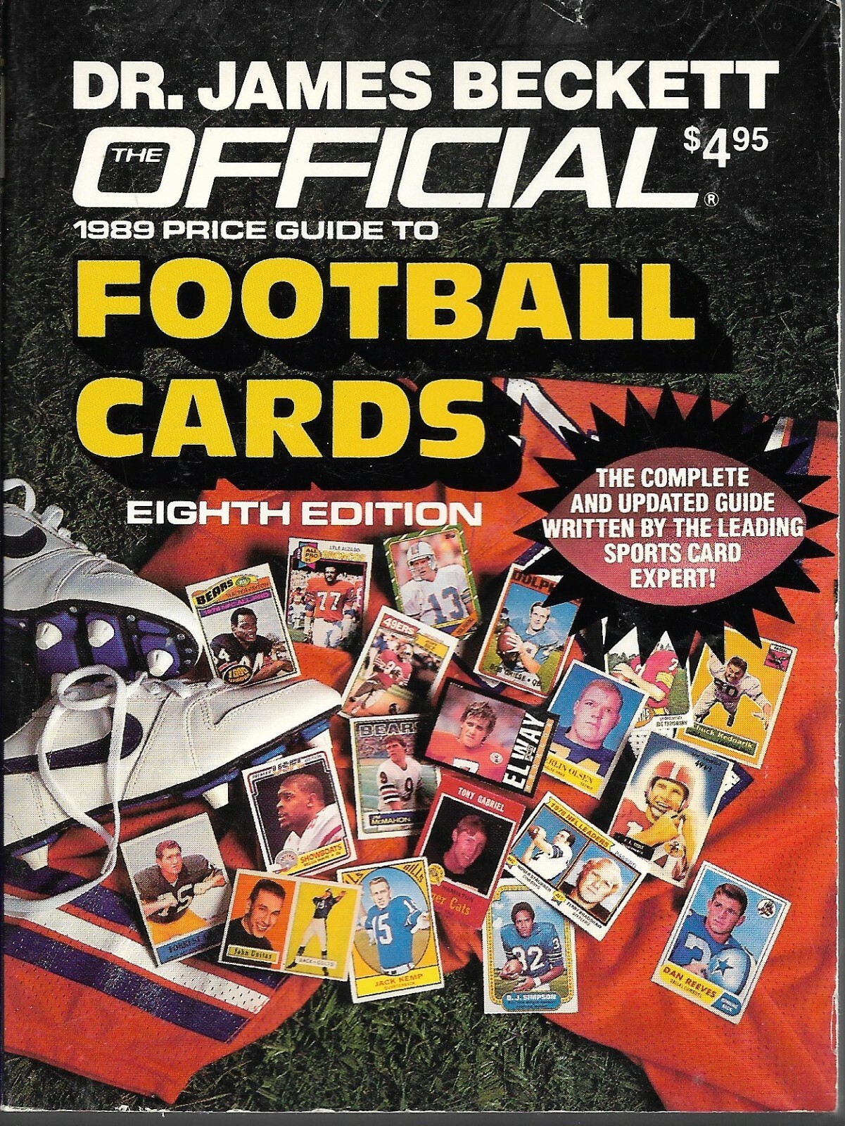 1989 Beckett Football Official Pocket Price Guide 8th Edition Vintage ...
