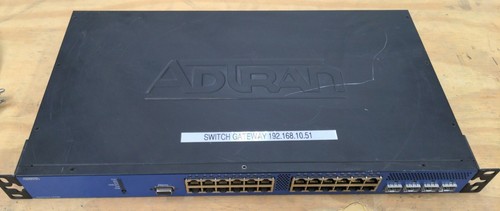 Adtran NetVanta 1534P 1702591G2 28 Port Gigabit PoE Ethernet Switch ...