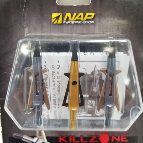 NAP Killzone Trophy Tip Broadhead 100 Grain 3-pack for sale online | eBay