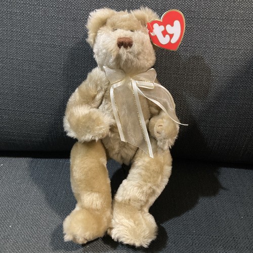 1993 Ty Beanie Baby "Beverly" Retired Fully Jointed Brown Bear | eBay