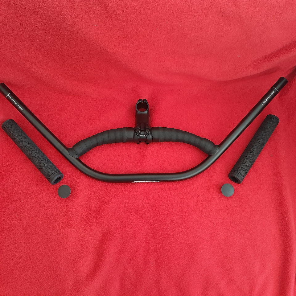 Jones Taped H-Bar SG Loop Handlebar, Grips, 80mm Stem, Bar Plugs, Extra ...