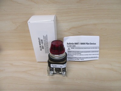 Allen Bradley 800T-Q24R Pilot Light 800TQ24R W/Lens W/800T-Blank | eBay ...