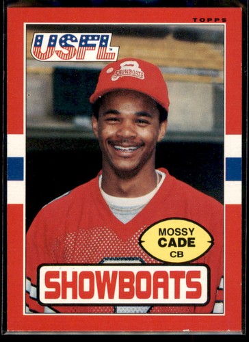 1985 Topps USFL Mossy Cade #67 Memphis Showboats | eBay