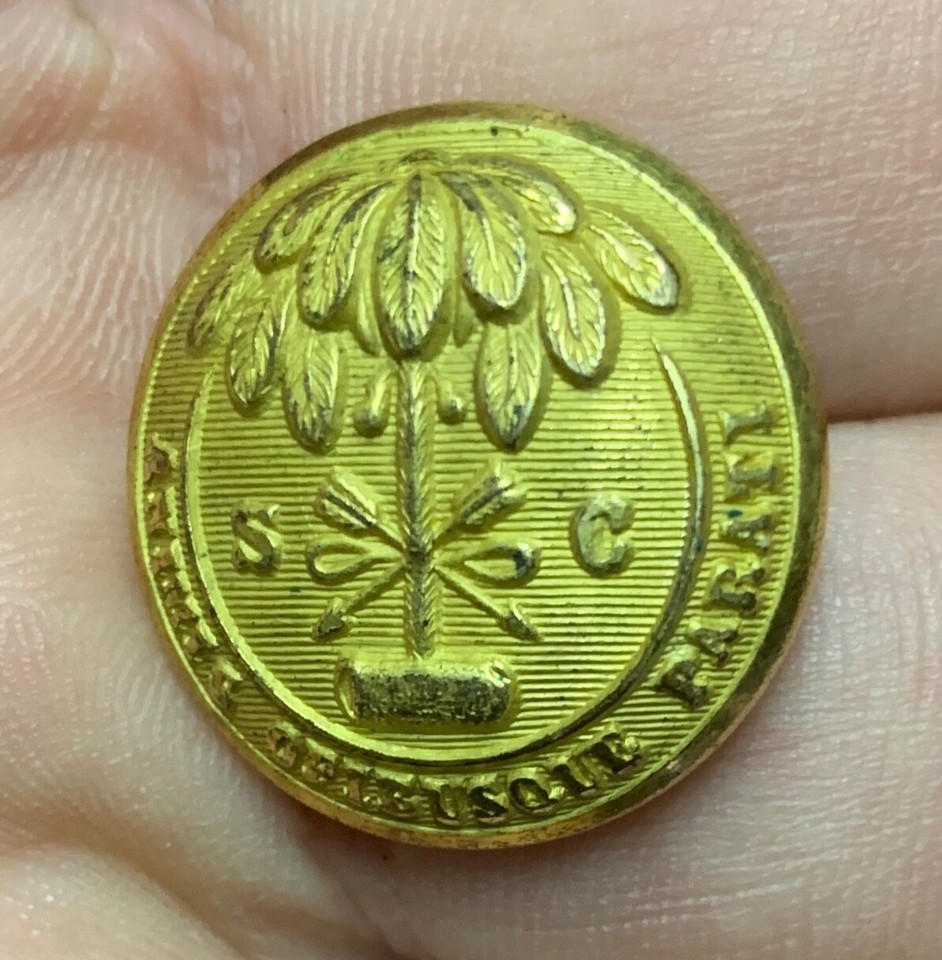 South Carolina Militia Civil War Coat Button | eBay