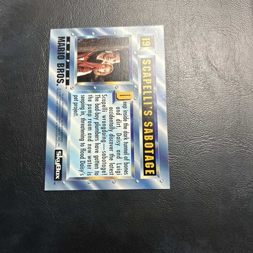 Cqq Super Mario Bros Movie Skybox 1993 #19 Scapelli's Sabotage Daisy ...