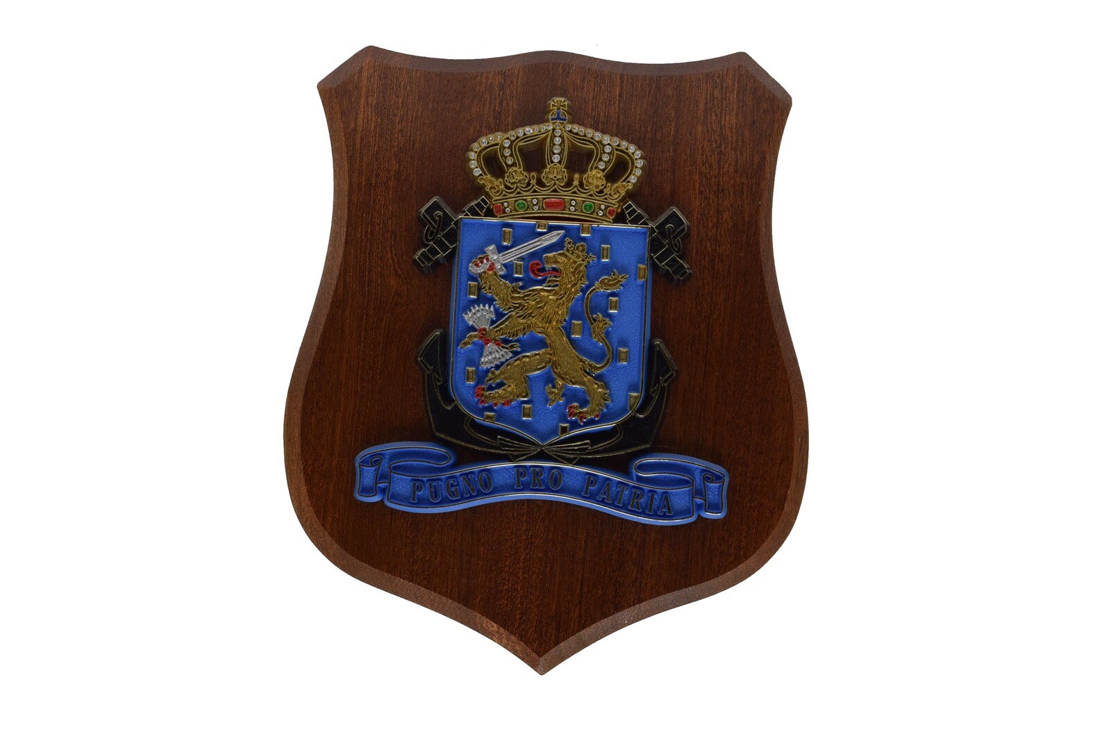 Royal Dutch Navy Wall Plaque Crest Pugno Pro Patria | eBay