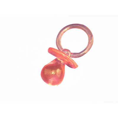 12 Extra Large Plastic Baby Shower Pacifiers 2.5" Long - Pink | eBay