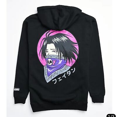 Hypland x Hunter x Hunter Feitan Hoodie Black Sweater Medium | eBay