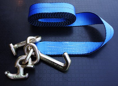 6 Blue 12' RTJ Cluster Hook Strap Tow Truck Wrecker Car Hauler Trailer ...