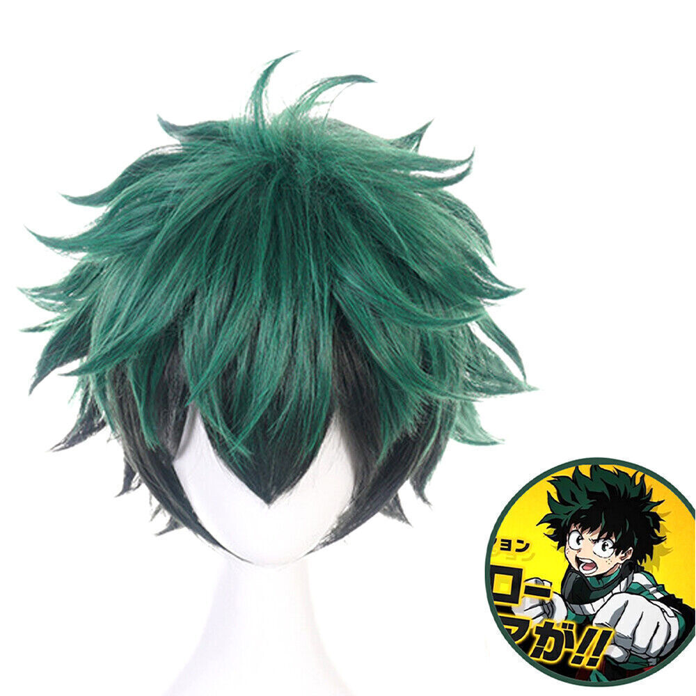 Cosplay Party Wig Anime My Hero Academia Deku Izuku Midoriya Green ...