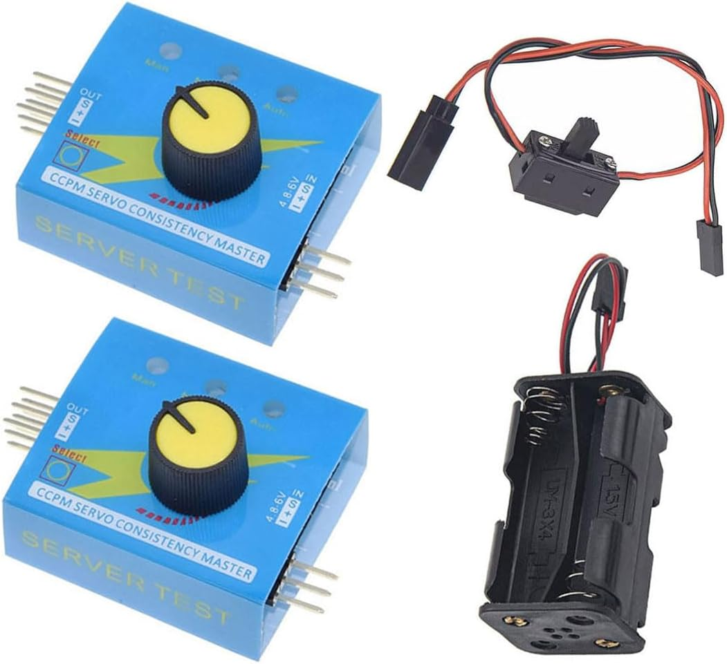 1Set RC Servo Tester 3CH Digital Multi ECS Consistency Speed Controller ...