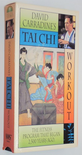 DAVID CARRADINE'S TAI CHI WORKOUT VHS 1993 TV's KUNG-FU Star Home ...