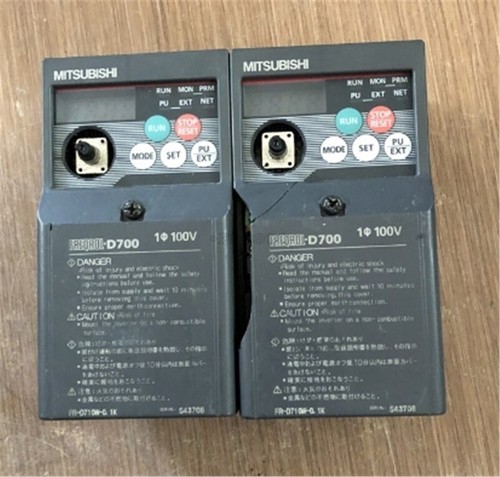 Mitsubishi Inverter FR-D710W-0.1KW Single-Phase 100V Input 1Pc Used ke ...