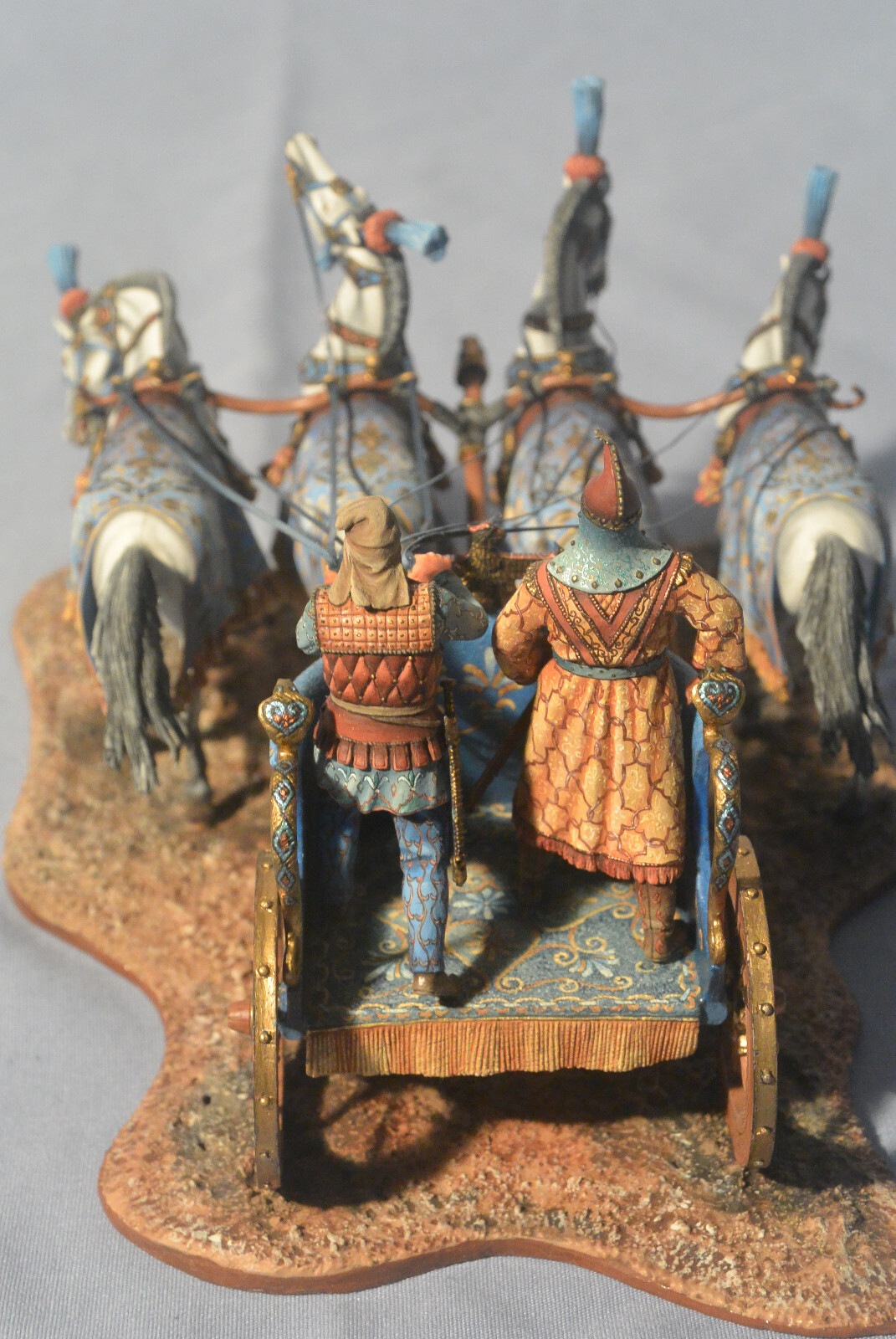 Person Chariot (4 Horses) Arsentyev Studio (#PSK4W) | eBay
