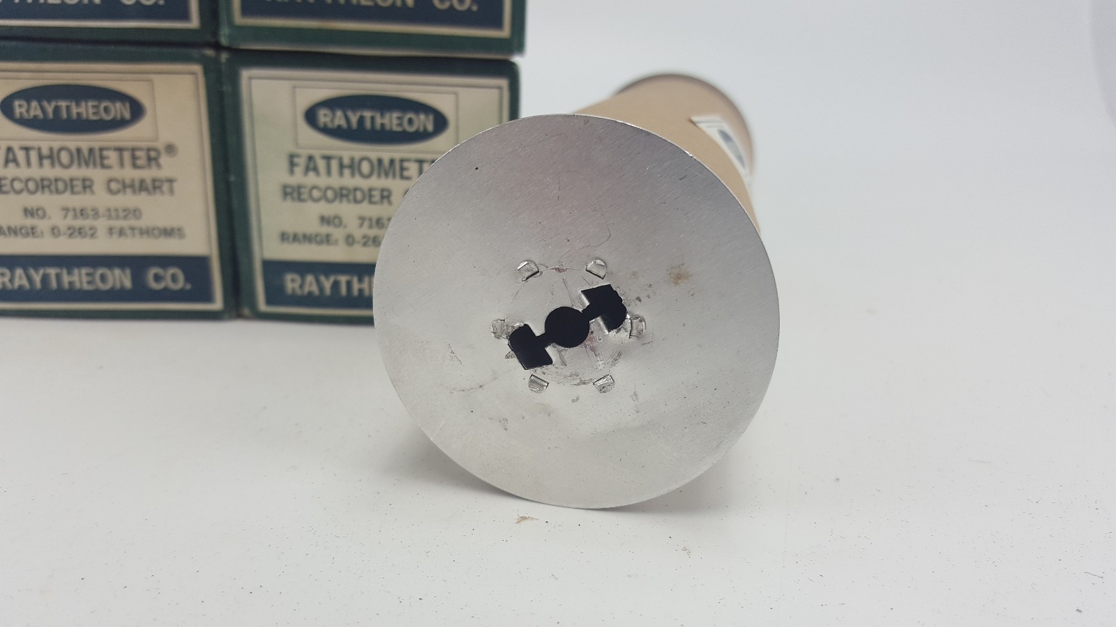 Lot of 4 Vintage Raytheon Fathometer Recorder Charts 7163-1120 0-262 ...