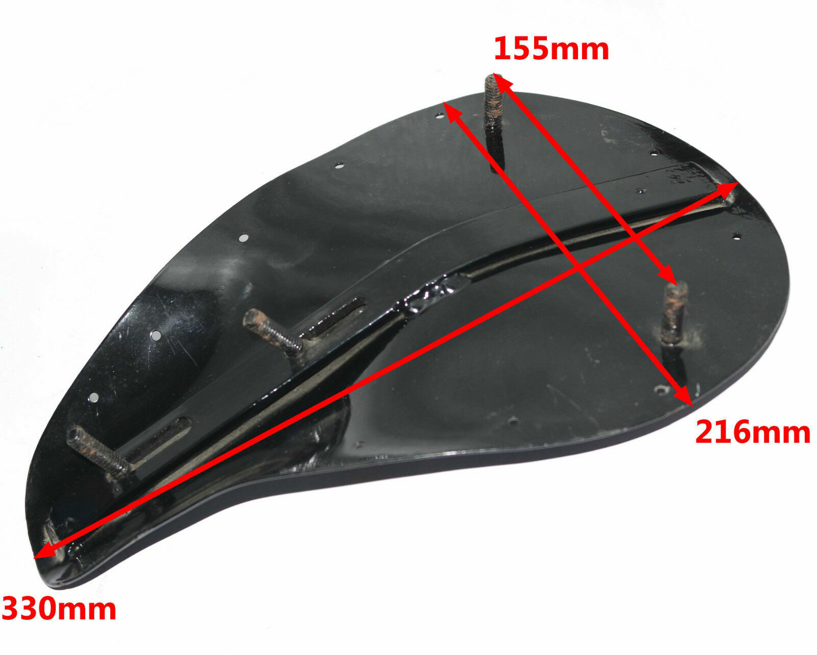 Harley Sportster Chopper Bobber Custom Front Solo Seat Pan Base Plate ...
