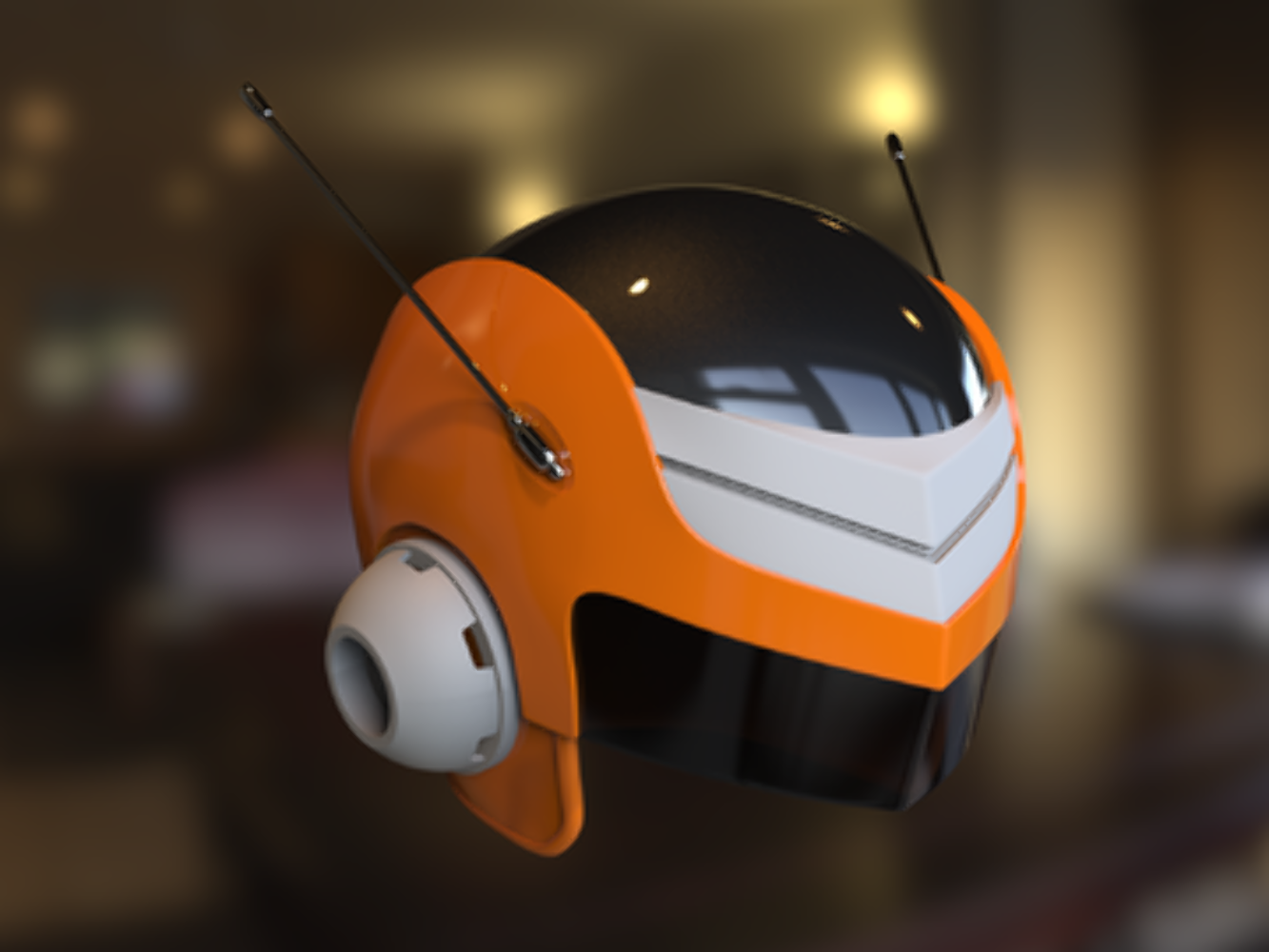 Great Saiyaman Helmet Dragonball Z 3D Printed Cosplay Helmet | eBay