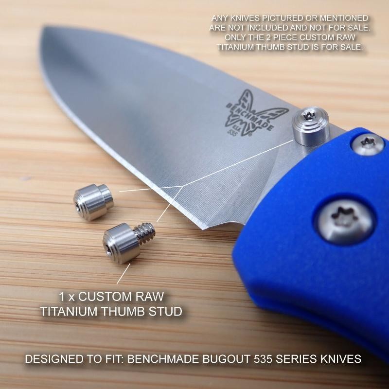 For Benchmade Bugout 535 940 551 552 553 710 730 950 Knife Titanium ...