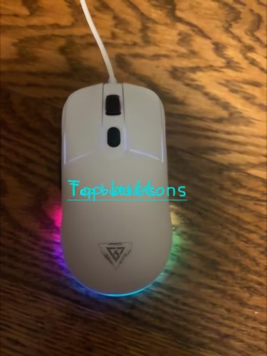 GameStop 6 Button RGB Gaming Mouse - White | eBay