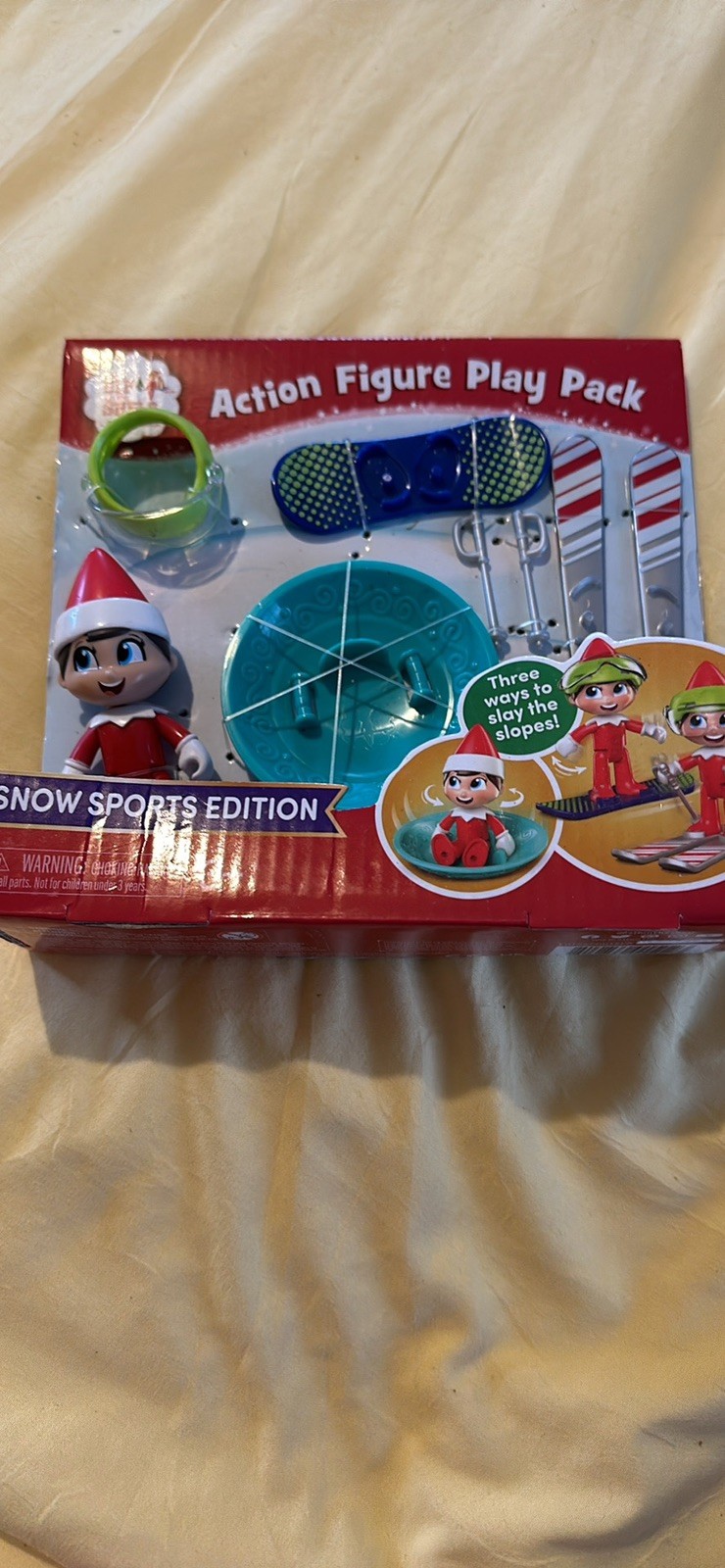 Elf on the Shelf Scout Elf Action Figure Play Pack Snow Sports Edition ...