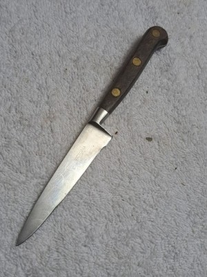 VICTORIA Paring Knife Wood Handle BRASS RIVETS | eBay