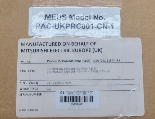 Mitsubishi Electric Procon MelcoBEMS MINI Backnet and Modbus Interface ...