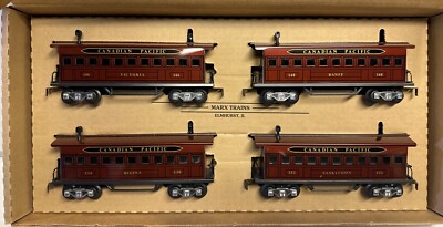 Marx O Scale Canadian Pacific Set Of 4 Old Time Passenger Car Set #5192 ...