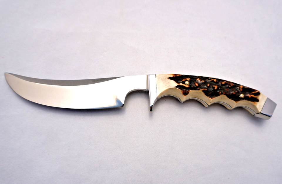 J.A. Henckels Solingen Germany Friodur Model 944 Skinner Knife ~ Stag ...