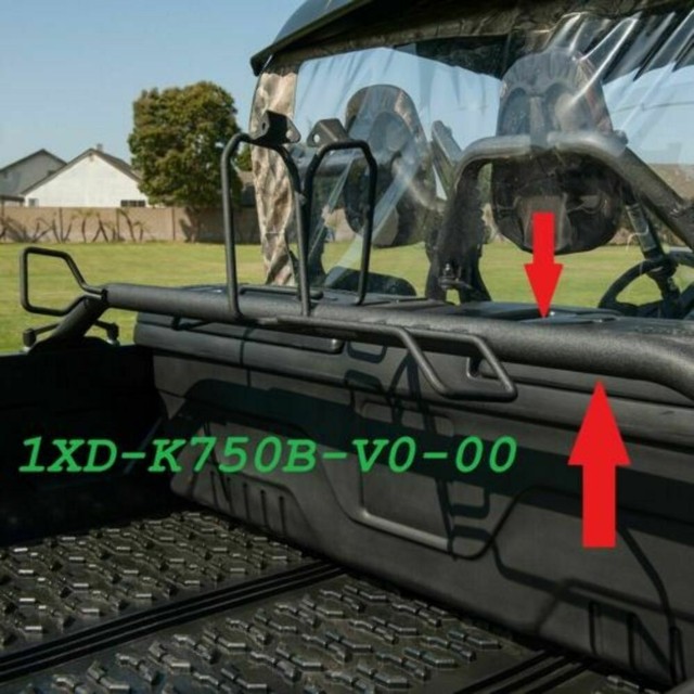 Yamaha UTV Secure Steel Gun Boot Rear Bed Mount 2014 Viking Fi 4x4 ...