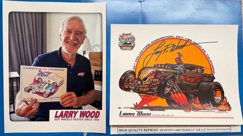 Hot Wheels Collectors Convention Poster/E-Sheet REPRINT LARRY WOOD | eBay