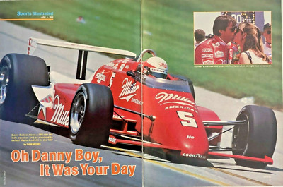 Danny Sullivan 1985 Indianapolis 500 Champion Vintage 1985 Magazine ...