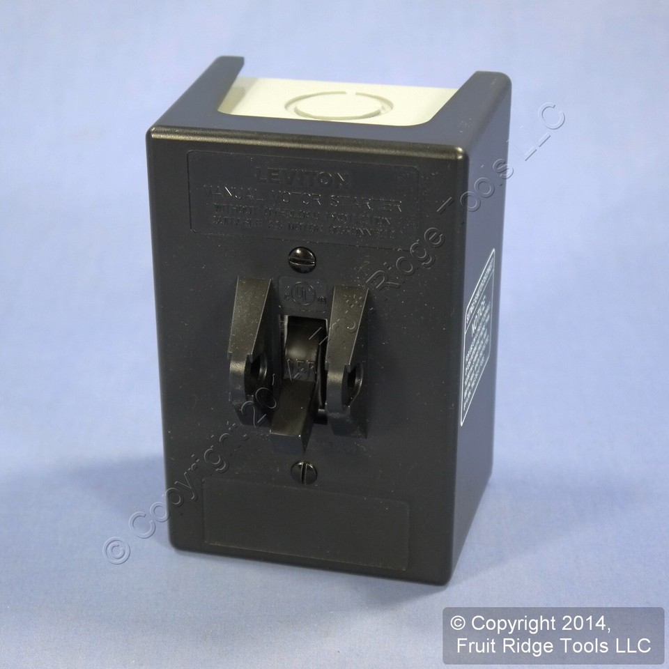 Leviton Motor Starter Switch Triple Pole Single Throw w/Lockout 30A ...