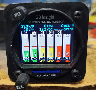 Insight Avionics G3 Graphic Engine Monitor 610C-001 No probes No ...