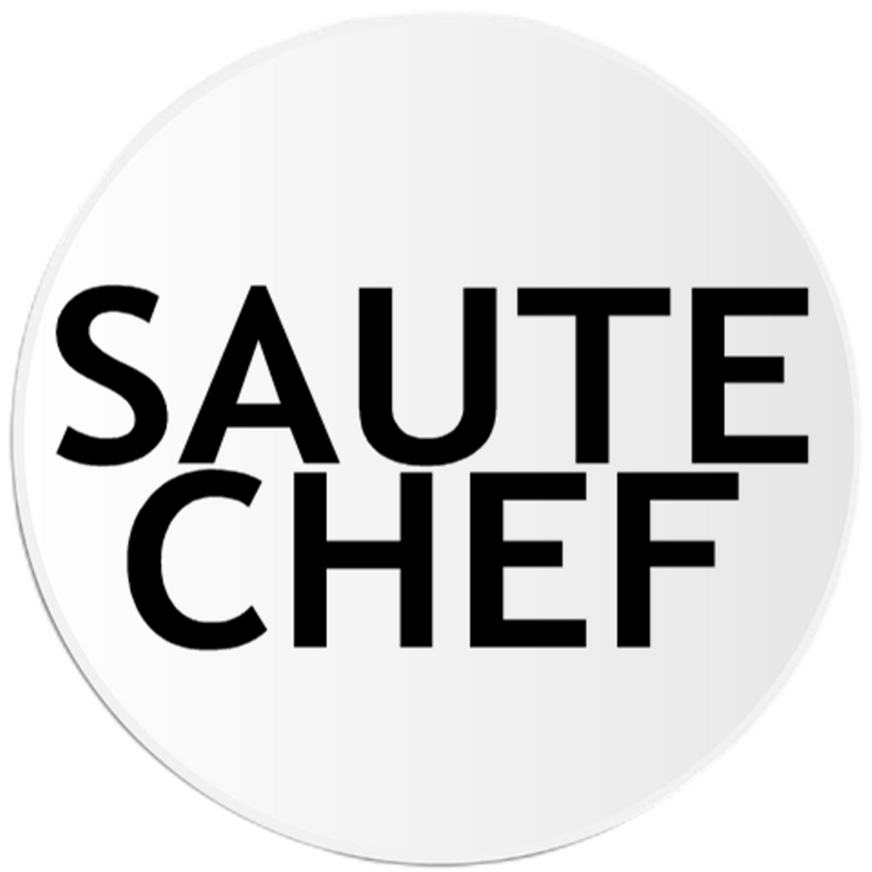 Saute Chef - 100 Pack Circle Stickers 3 Inch - Kitchen Food Chef Cook ...