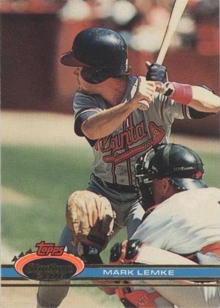 1991 Topps Stadium Club - #203 Mark Lemke for sale online | eBay