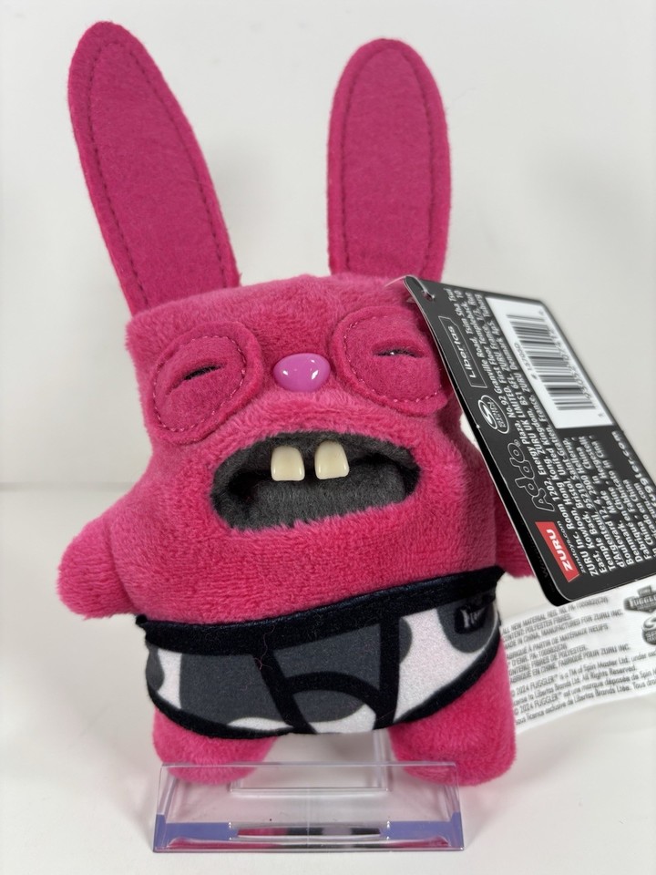 Fuggler Keychain Rabid Rabbit Budgie Funny Ugly monster plush New with ...